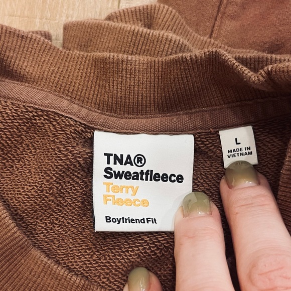 TNA | Other | Aritzia Tna Terry Sweatfleece Set Top Bottom | Poshmark